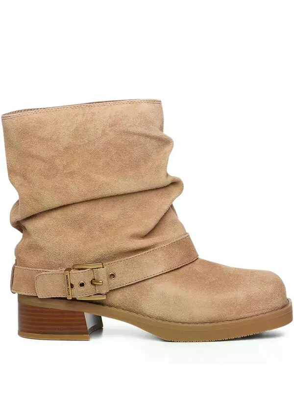 Michael Kors Buckled Biker Boots