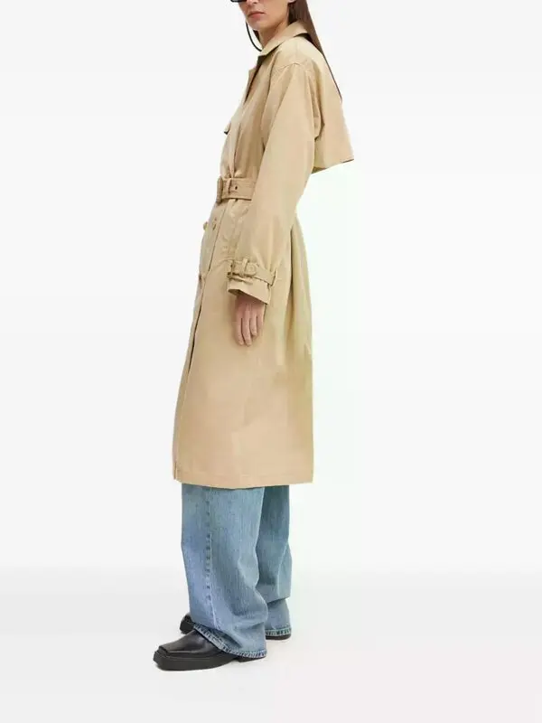 LEVI'S Double-breasted Belted Trench Coat