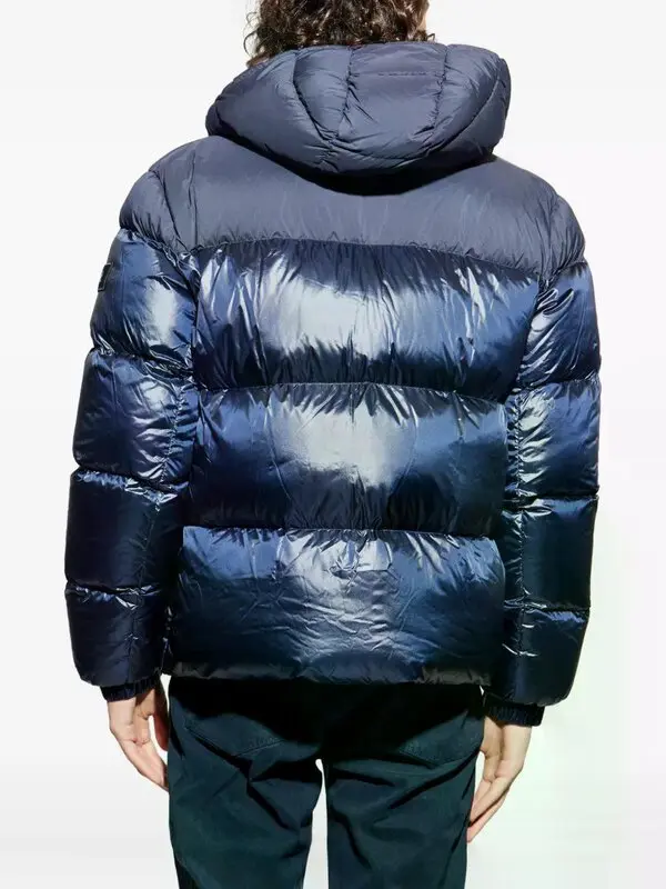 Add Hooded Puffer Jacket - Blue