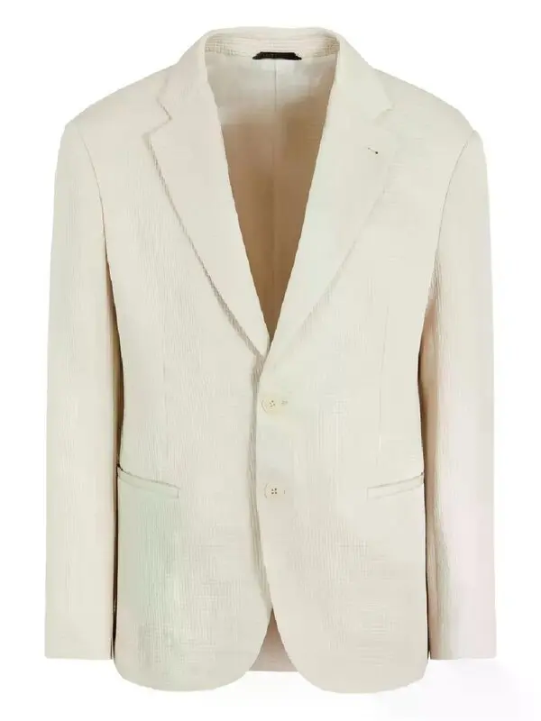 Giorgio Armani Single-breasted Textured Blazer