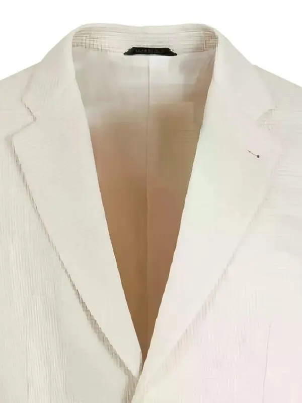 Giorgio Armani Single-breasted Textured Blazer