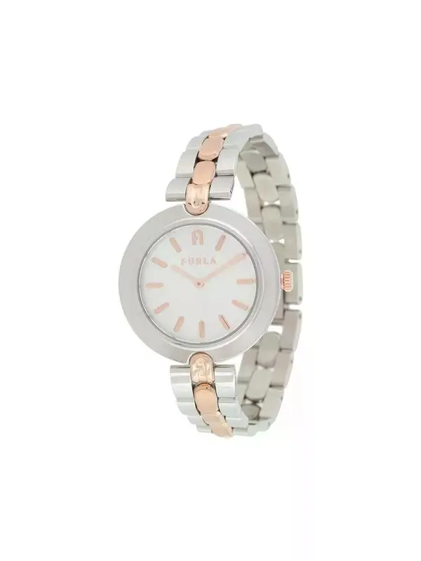 Furla Milano Two-tone Watch - Silver