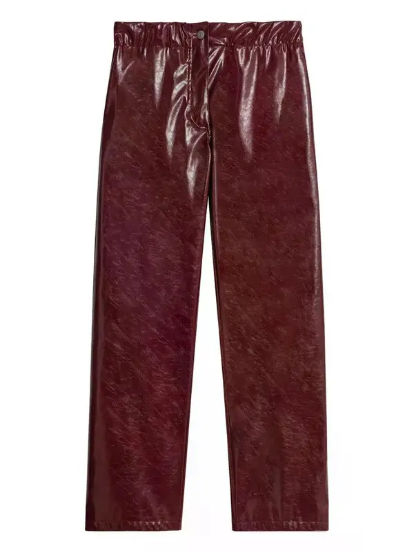 A PAPER KID Elasticated Trousers - Red