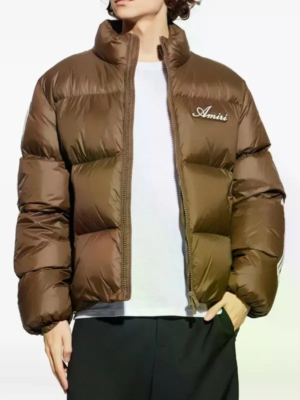 Amiri Bone Detail Jacket - Brown