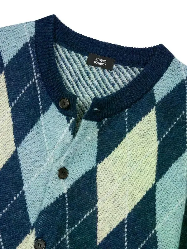 STUDIO TOMBOY Argyle Cardigan