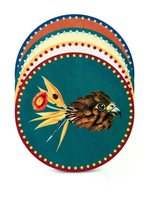 La DoubleJ X Beto Val Fantastic Creatures Coasters - Blue