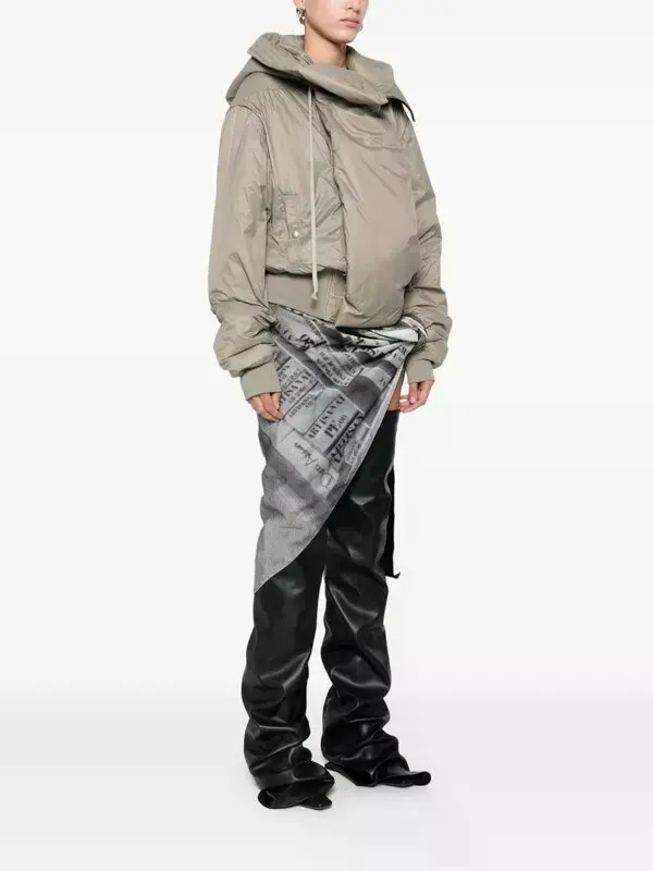 Rick Owens Zip-up Bomber Jacket - Brown