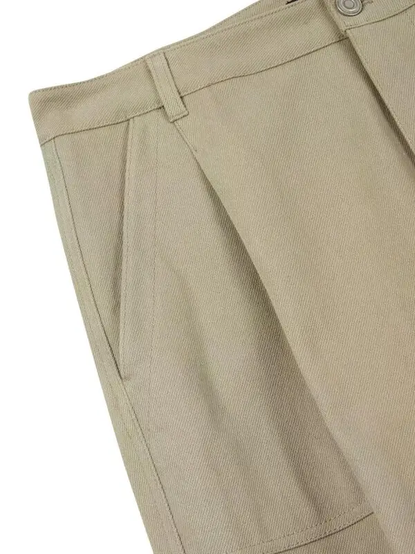 STUDIO TOMBOY Button-detail Cotton Trousers