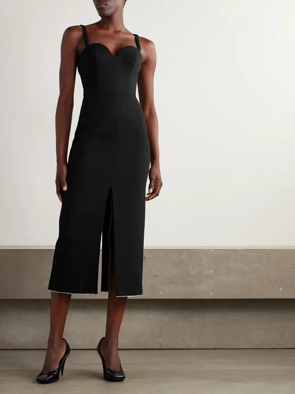 Givenchy Wool-blend Crepe Midi Dress