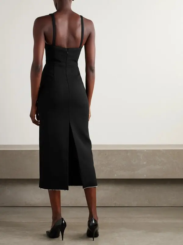 Givenchy Wool-blend Crepe Midi Dress
