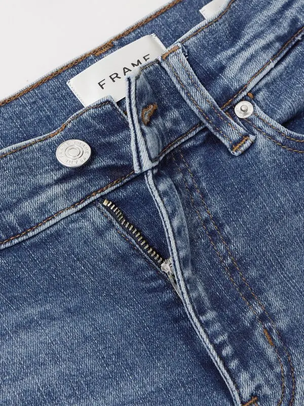 FRAME Le Slim Palazzo High-rise Wide-leg Jeans