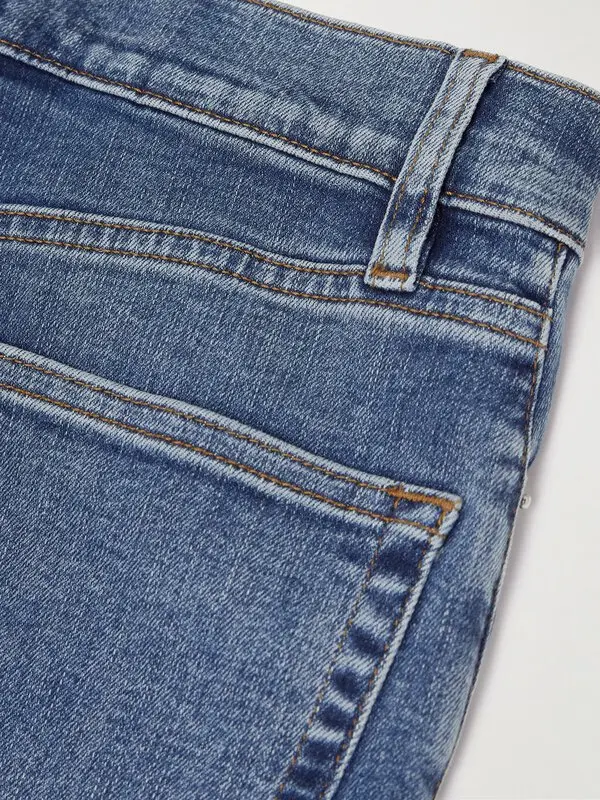 FRAME Le Slim Palazzo High-rise Wide-leg Jeans