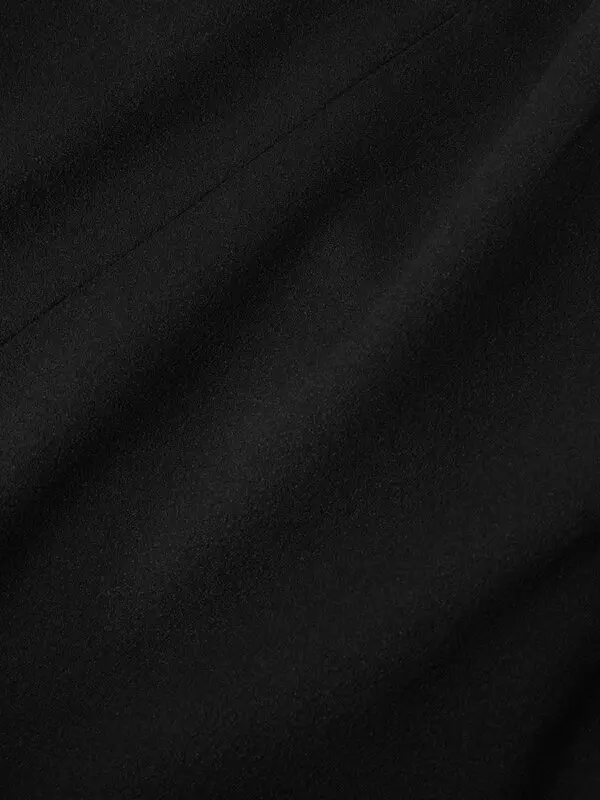 CORTANA Ever Off-the-shoulder Stretch-crepe Wrap Blouse - Black