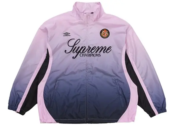 Supreme Umbro Gradient Track Jacket - Pink