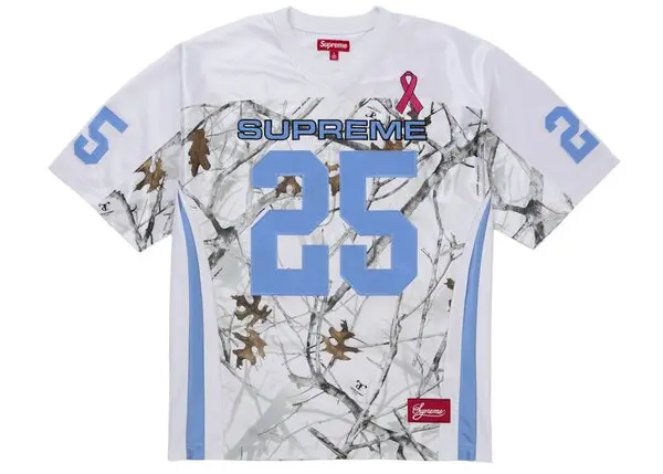 Supreme Breast Cancer Awareness Football Jersey - White