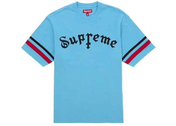 Supreme Cross Short Sleeve Top - Cyan