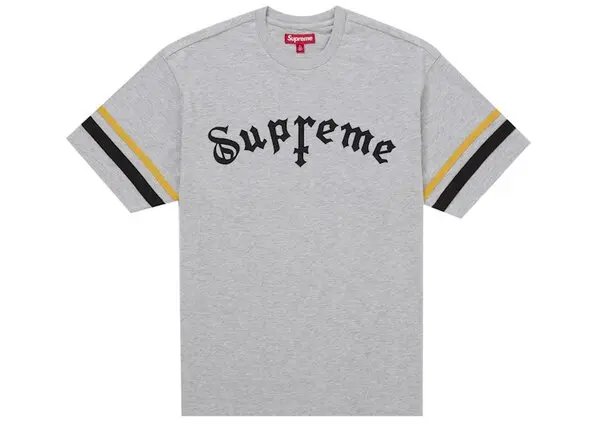 Supreme Cross Short Sleeve Top - Grey