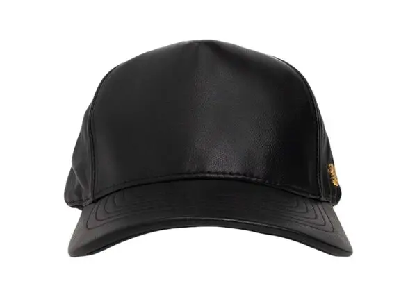 Amiri Ma Pin Leather Cap - Black