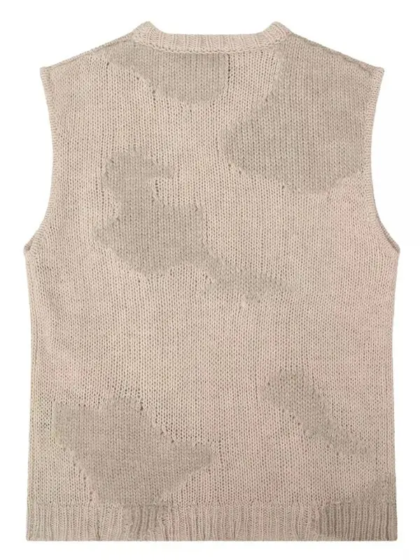 HELIOT EMIL Crew-neck Wool Vest