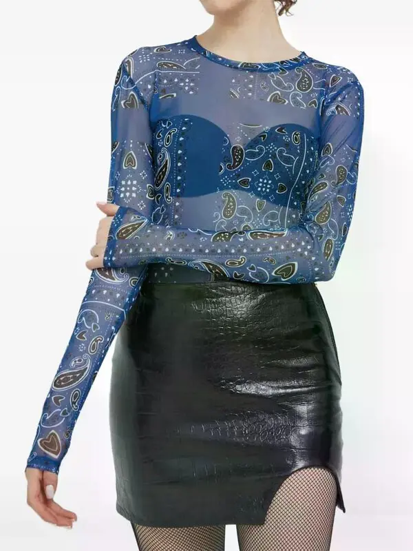 Hugo Paisley Long-sleeved Top