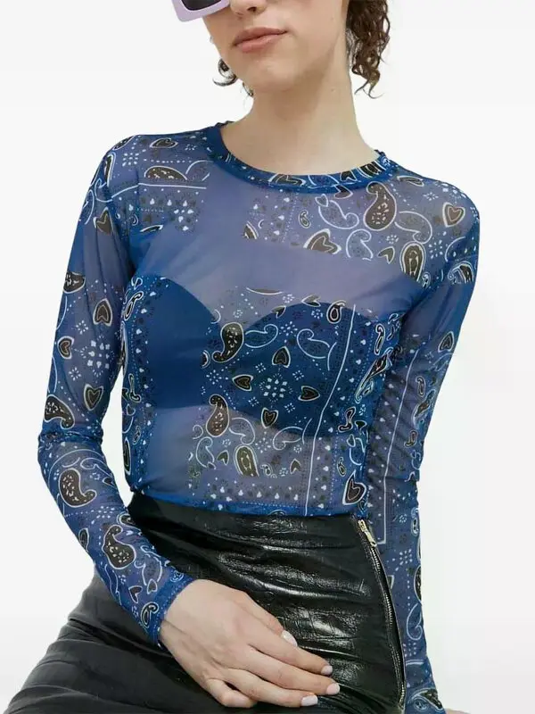 Hugo Paisley Long-sleeved Top