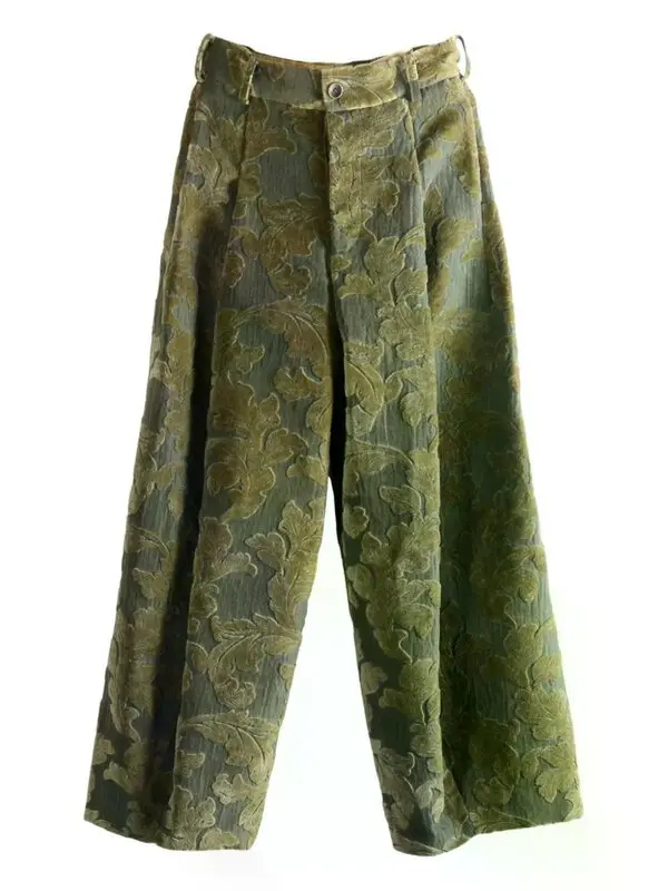 UMA WANG Jacquard Palazzo Trousers