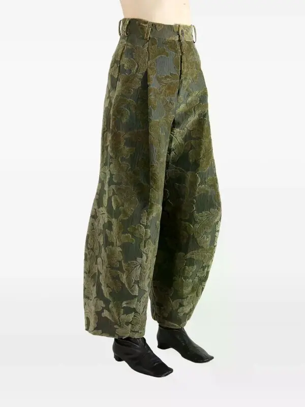 UMA WANG Jacquard Palazzo Trousers