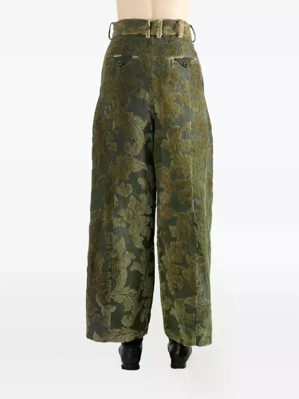 UMA WANG Jacquard Palazzo Trousers