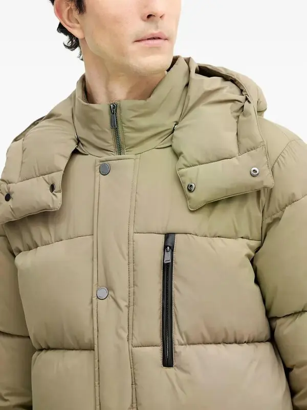 TRUSSARDI Hooded Puffer Coat - Neutrals