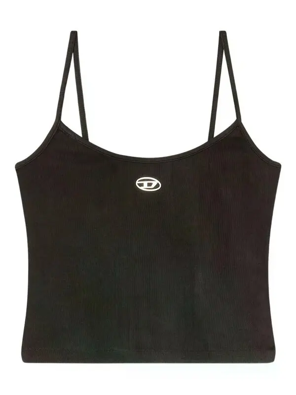 DIESEL® Logo-detail Tank Top - Black