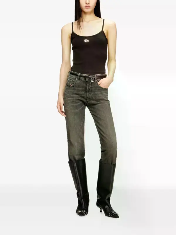 DIESEL® Logo-detail Tank Top - Black
