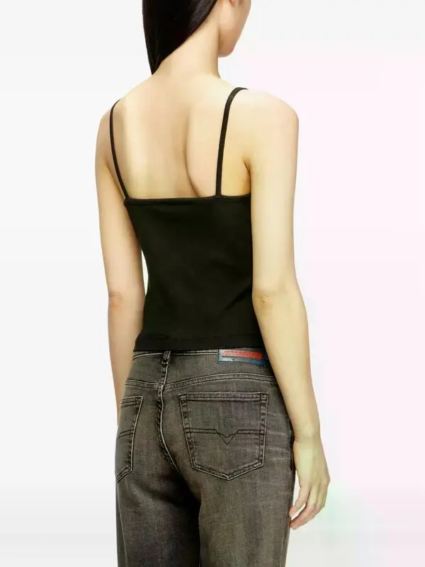 DIESEL® Logo-detail Tank Top - Black