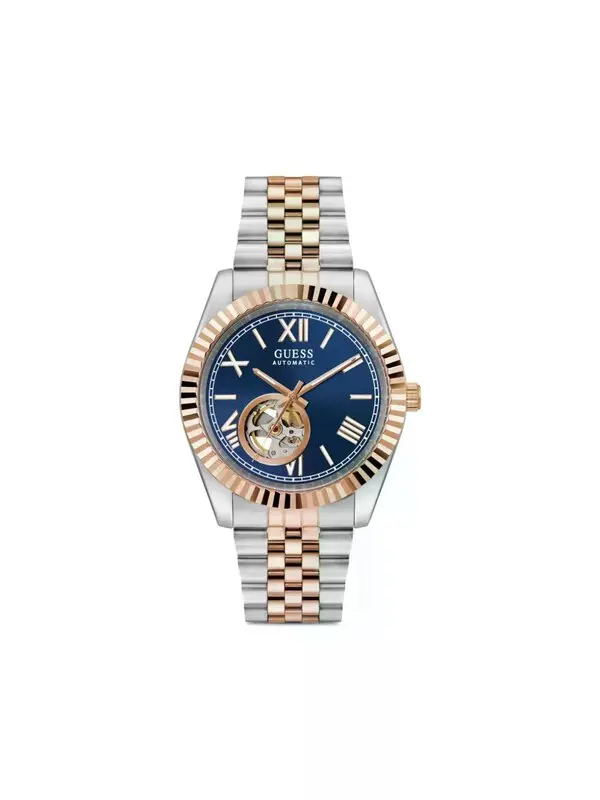 Guess Skeleton Sub-dial 44mm - Blue
