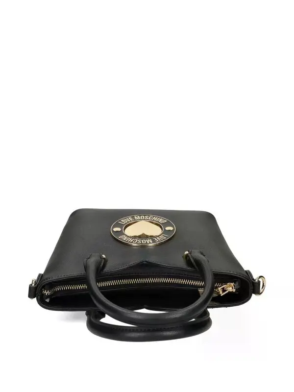 Moschino Heart-plaque Tote Bag