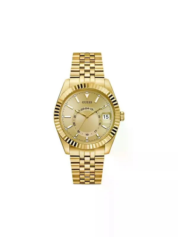 Guess Recycled Steel Quartz 42mm - Gold