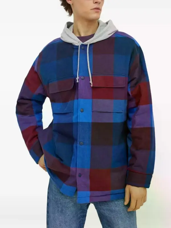 LEVI'S Hooded Checked Jacket