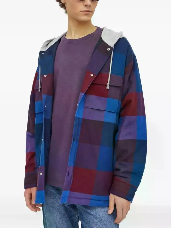 LEVI'S Hooded Checked Jacket