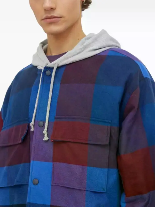 LEVI'S Hooded Checked Jacket
