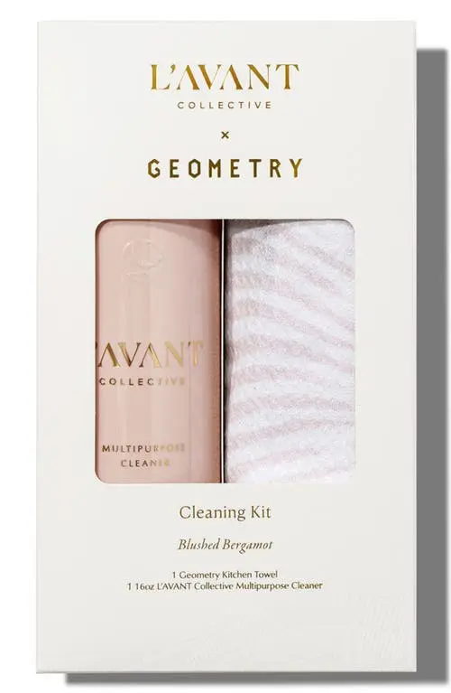 L'AVANT COLLECTIVE X Geometry Cleaning Kit In Blushed Bergamot - Pink