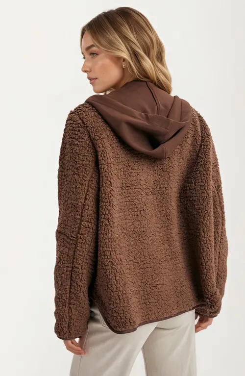 KNIT & LOUNGE Cozy Hooded Jacket