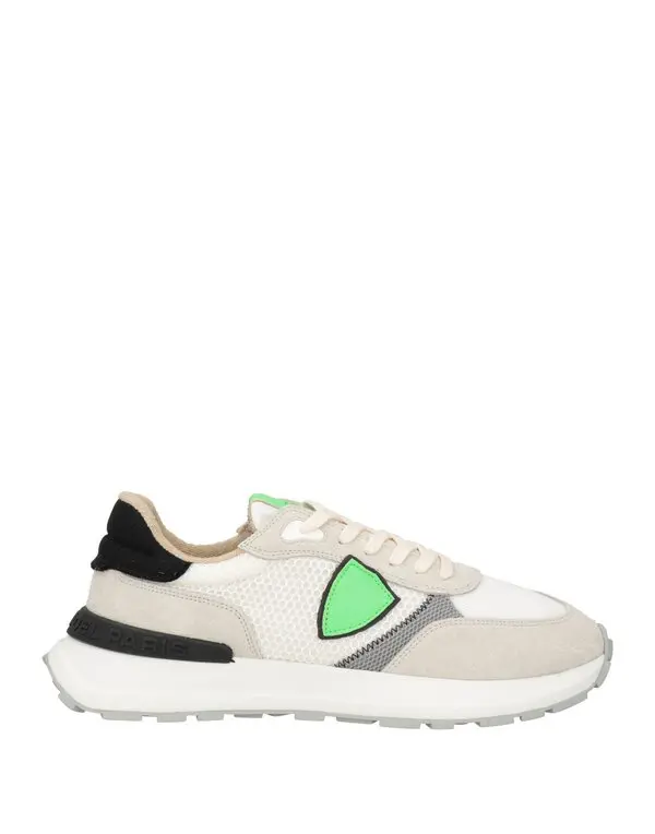 Philippe Model Leather And Textile Sneakers - White