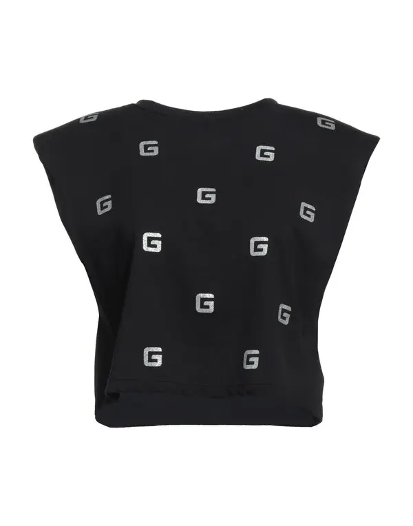 GAELLE PARIS Logo Glitter Print T-shirt