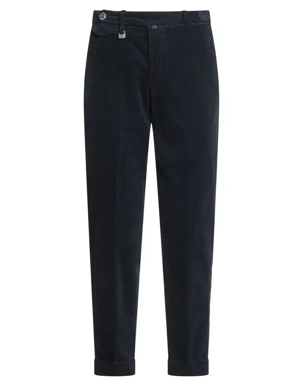 BARBATI Tapered Velvet Trousers - Blue