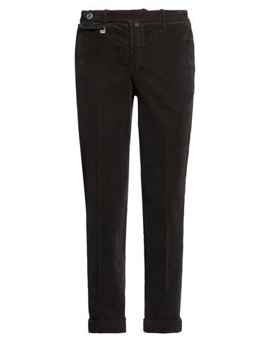 BARBATI Cotton Stretch Velvet Trousers - Brown