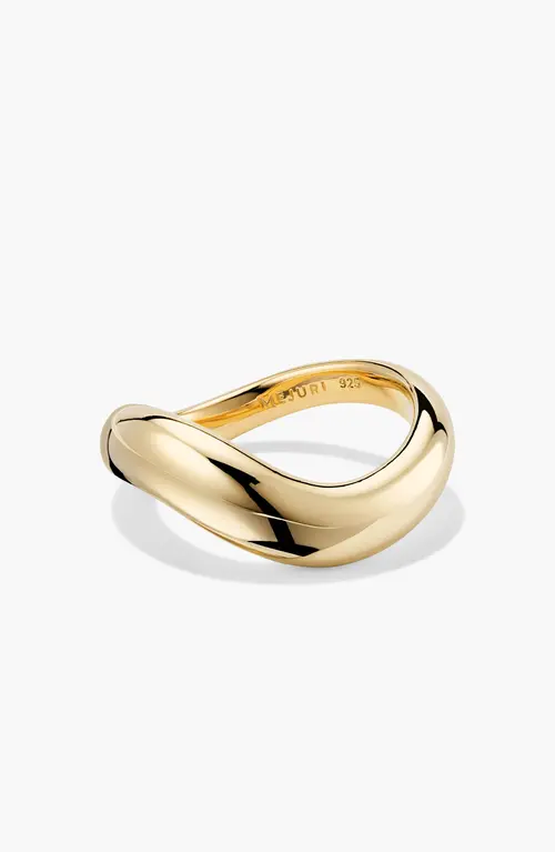 Mejuri Dôme Figure Ring - 18k Gold Vermeil