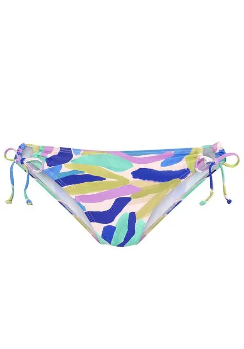 LASCANA Brushstroke Print Bikini Bottom