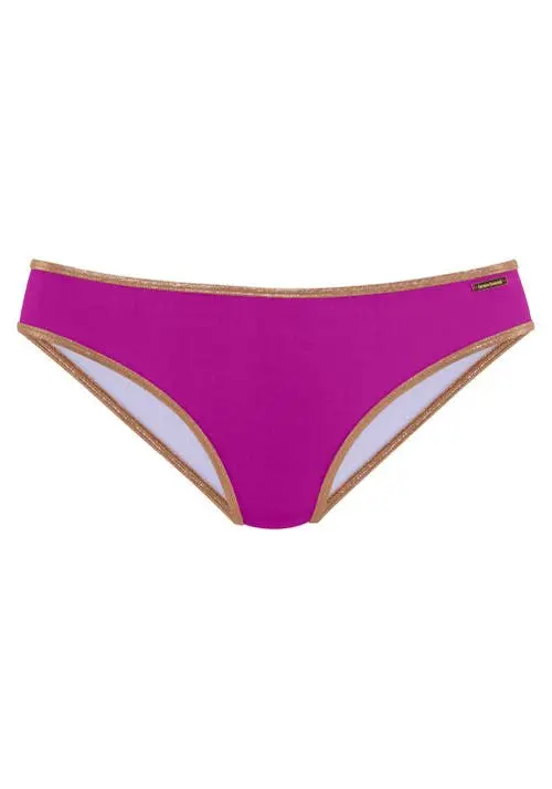 LASCANA Metallic Trim Classic Bikini Bottom