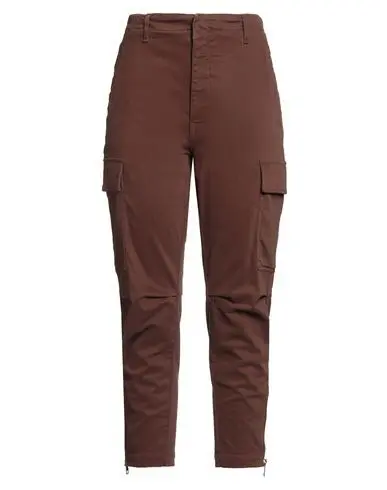 DONDUP Organic Cotton-blend Cargo Pants - Brown