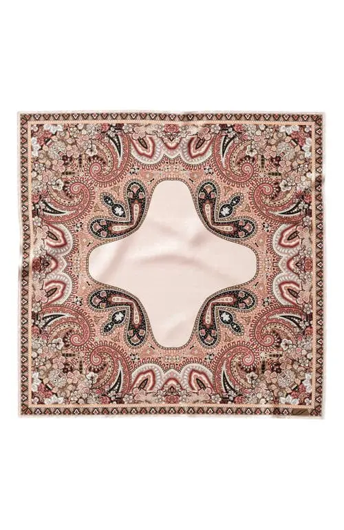 ELIZABETTA Perugiasilk Pocket Square For - Blush