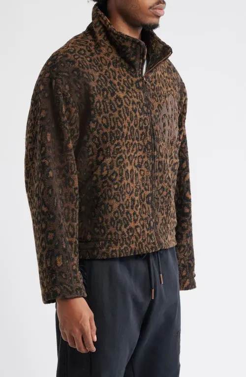 HONOR THE GIFT Cheetah High Pile Fleece Jacket